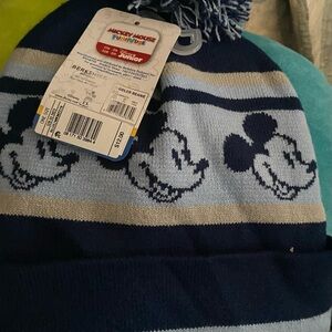 Disney | Other | Disney Blue Mickey Mouse Knit Hat | Poshmark